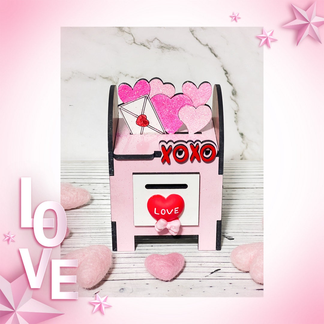 Mailbox Sign, Valentine Mailbox Candy Holder, Valentine Candy Holder ...