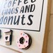 Donut Sign, Donut 3D Mini Sign, Donut 3d Sign, Donuts Wood Sign, Donut ...