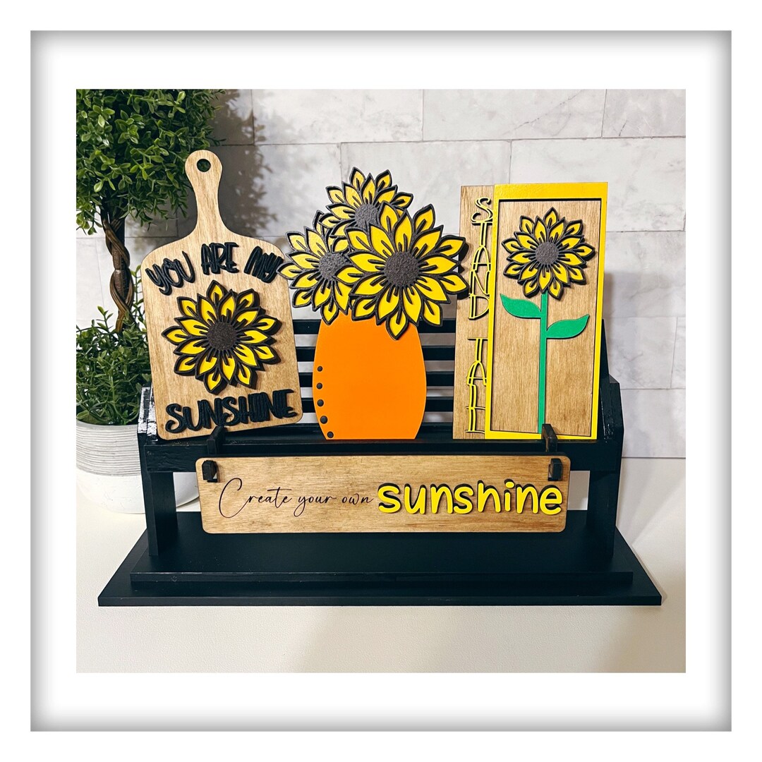 Sunflower Interchangeable Signs, Sunflower Mini Signs, Sunflower Signs ...