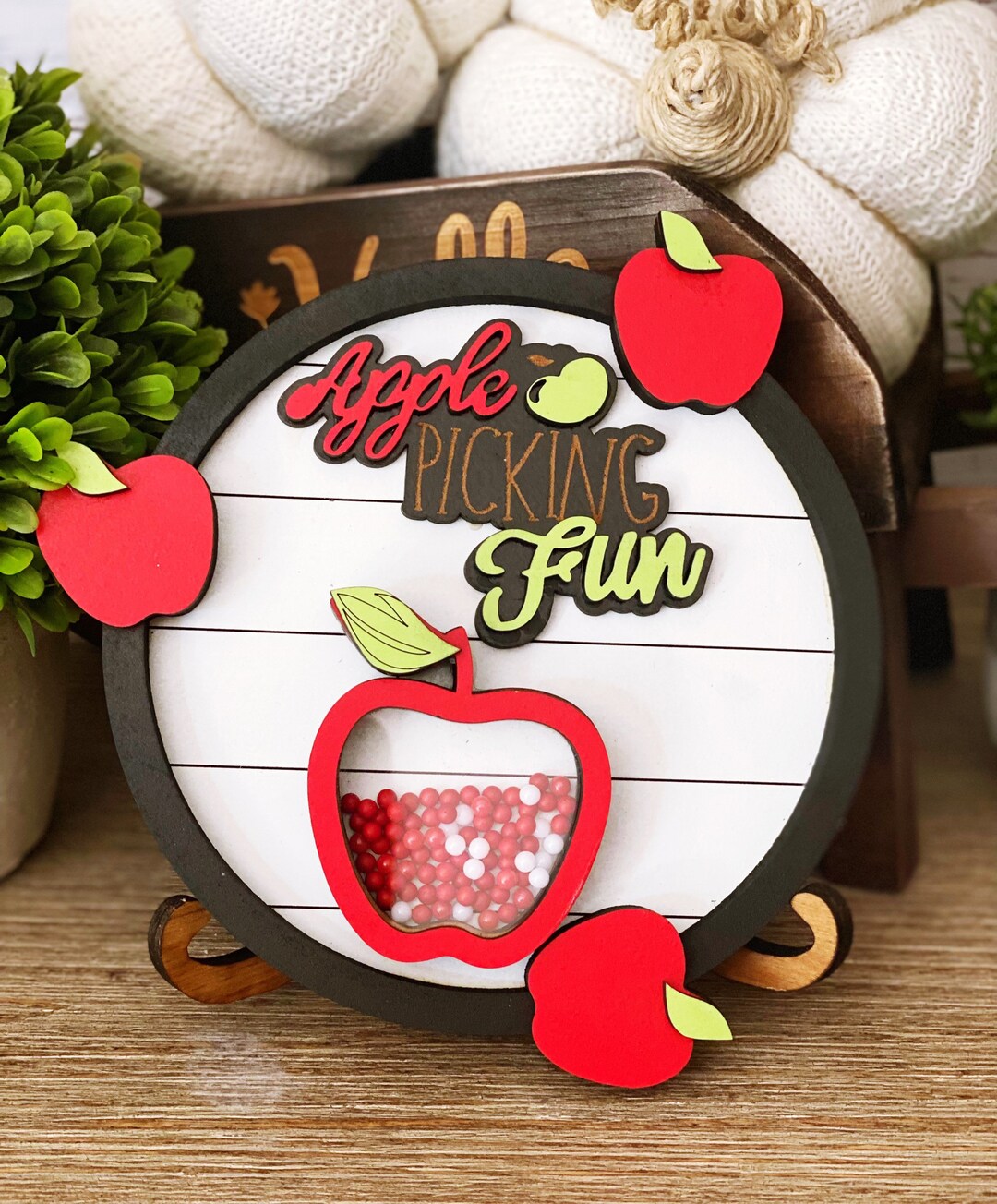 Apple Picking Mini Sign, Mini Apple Sign, Mini Autumn Signs, Fall Decor ...
