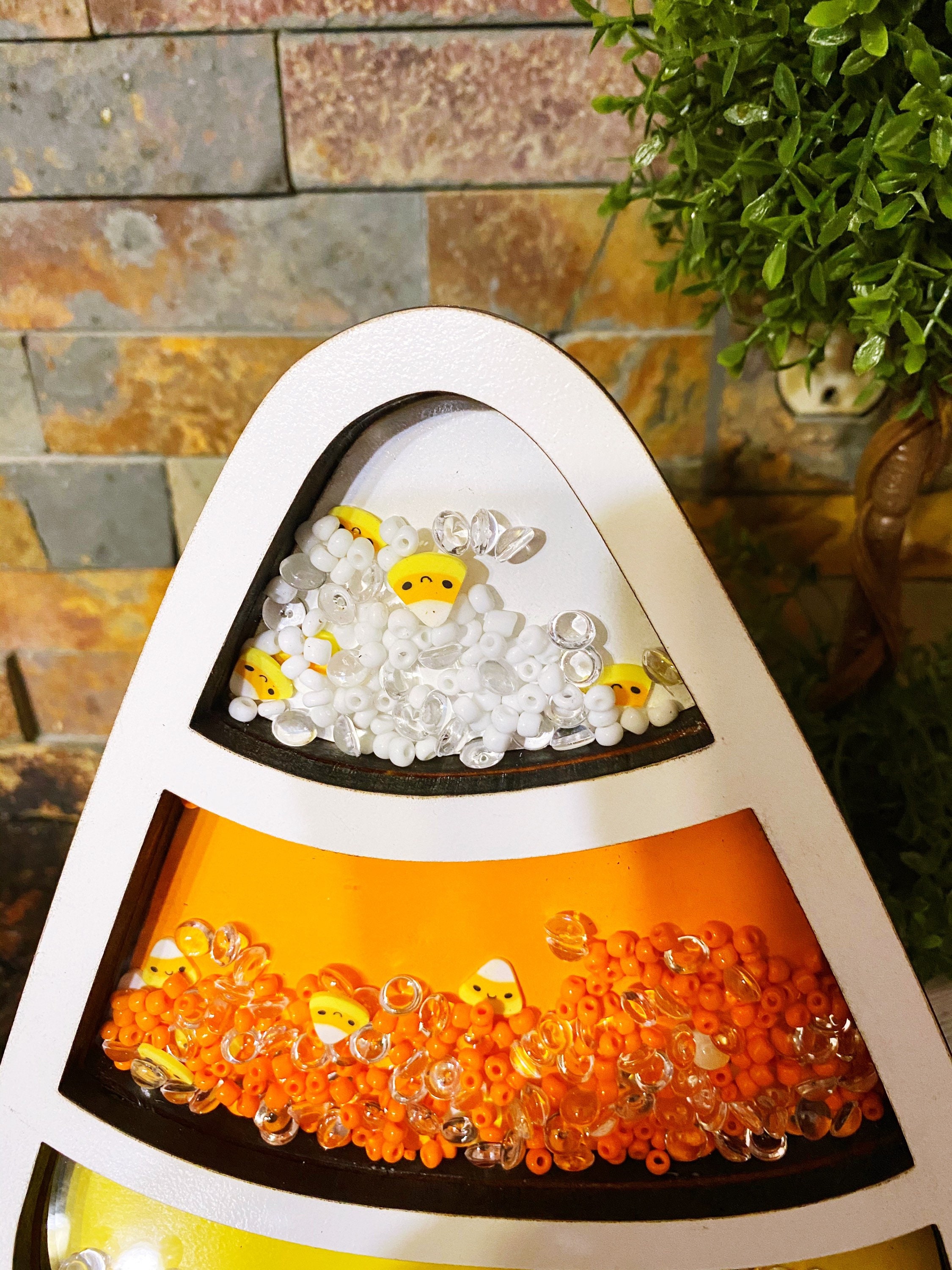 Candy Corn Shaker Sign Shaker Signs Halloween Shaker Sign - Etsy