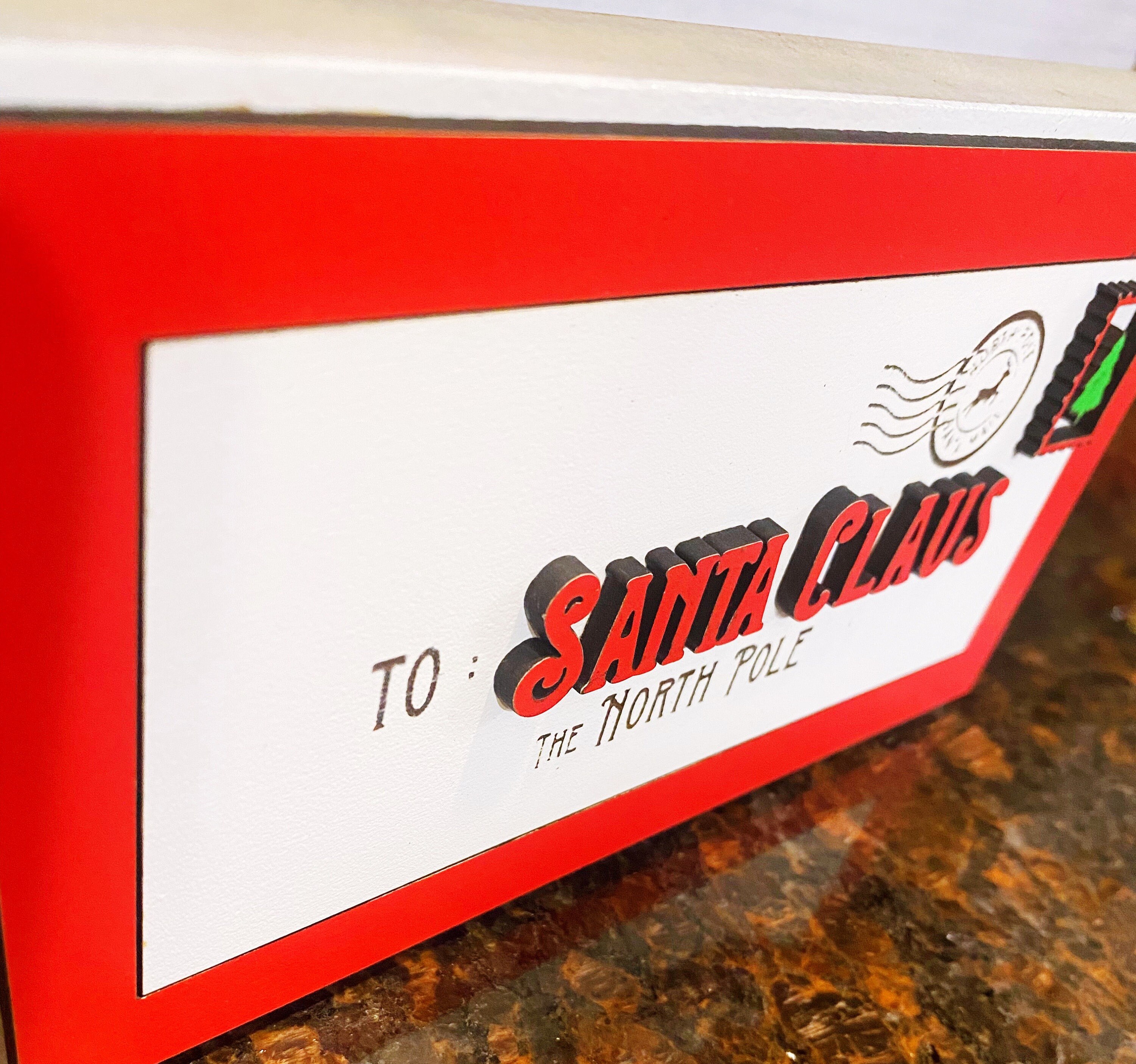 Letter to Santa Sign Xmas Sign Christmas Sign Santa Letter - Etsy