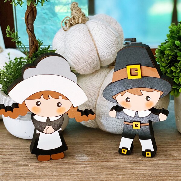 Pilgrim Couple - Etsy
