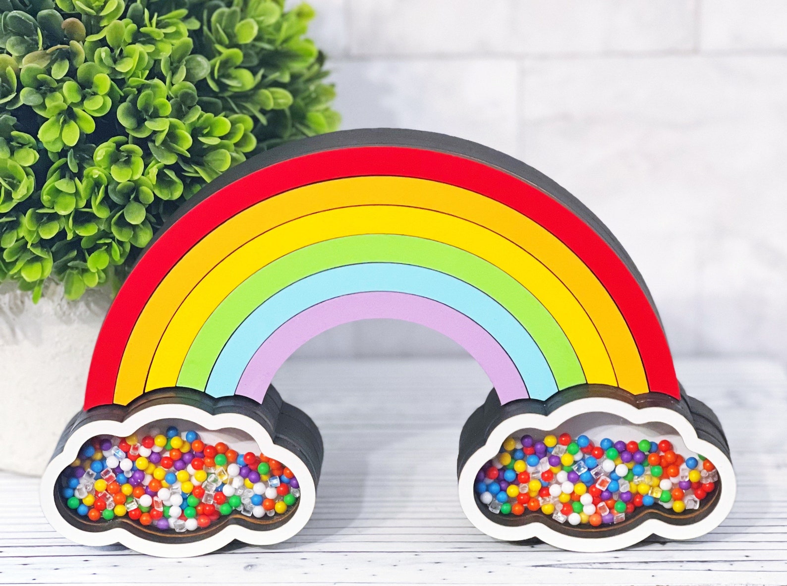 Rainbow Shaker Sign, Rainbow Mini Sign, Rainbow Decor, Rainbow ...