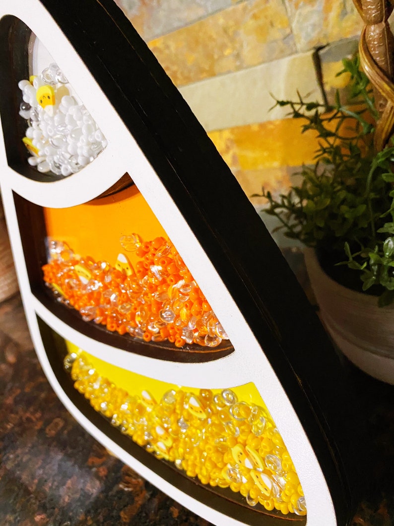 Candy Corn Shaker Sign Shaker Signs Halloween Shaker Sign - Etsy