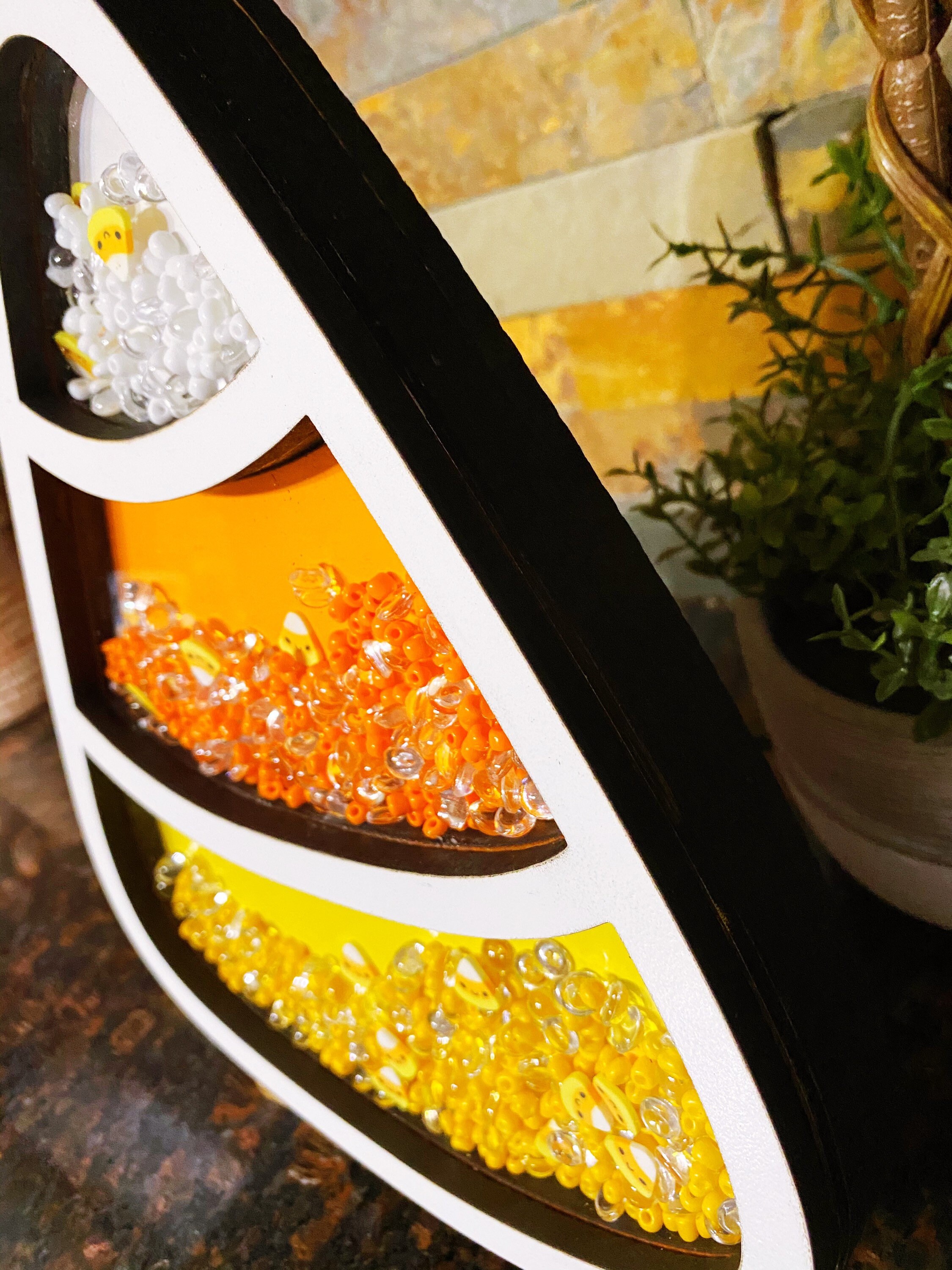 Candy Corn Shaker Sign Shaker Signs Halloween Shaker Sign - Etsy