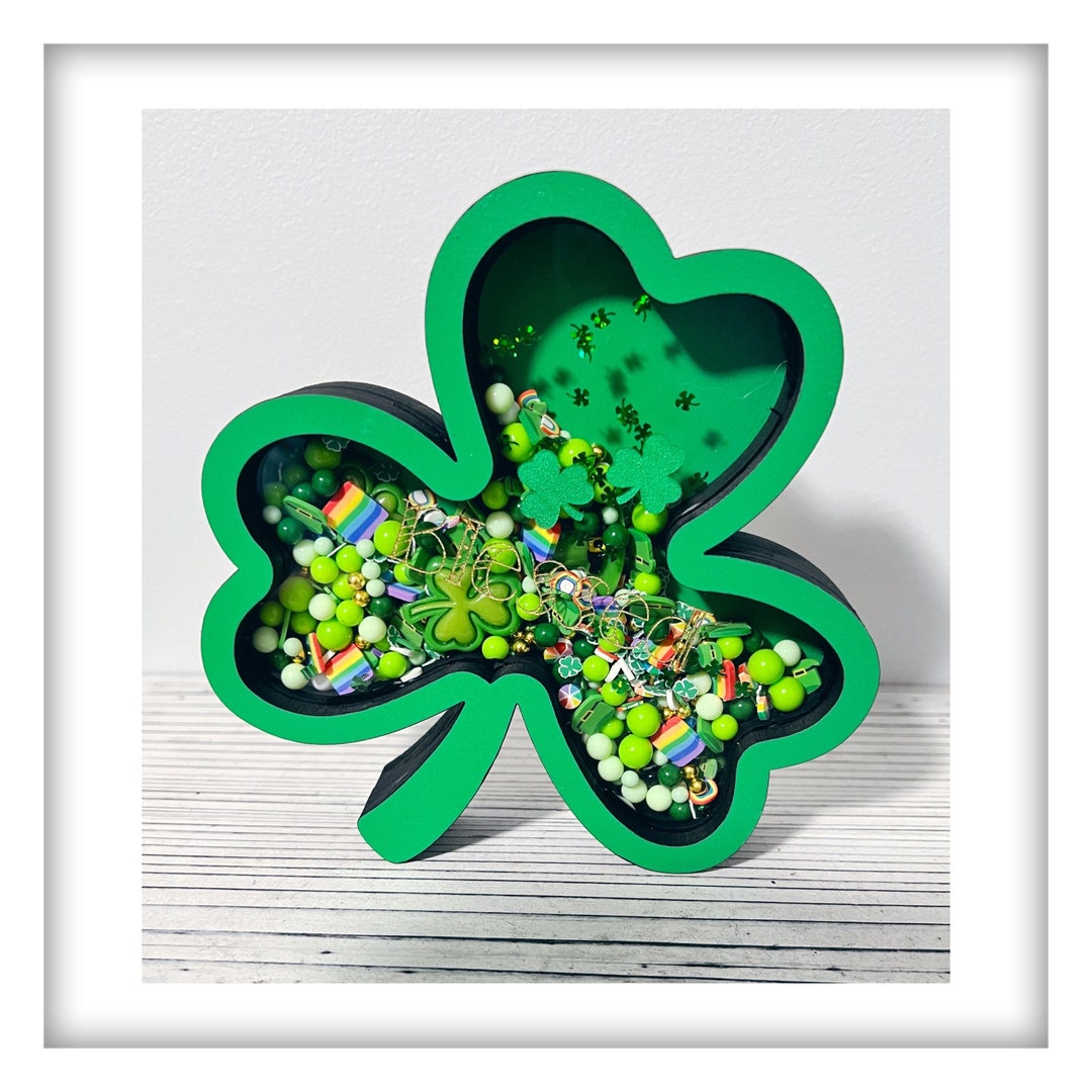Shamrock Shaker Sign, Shamrock Mini Sign, St. Patty Mini Signs, Shaker ...