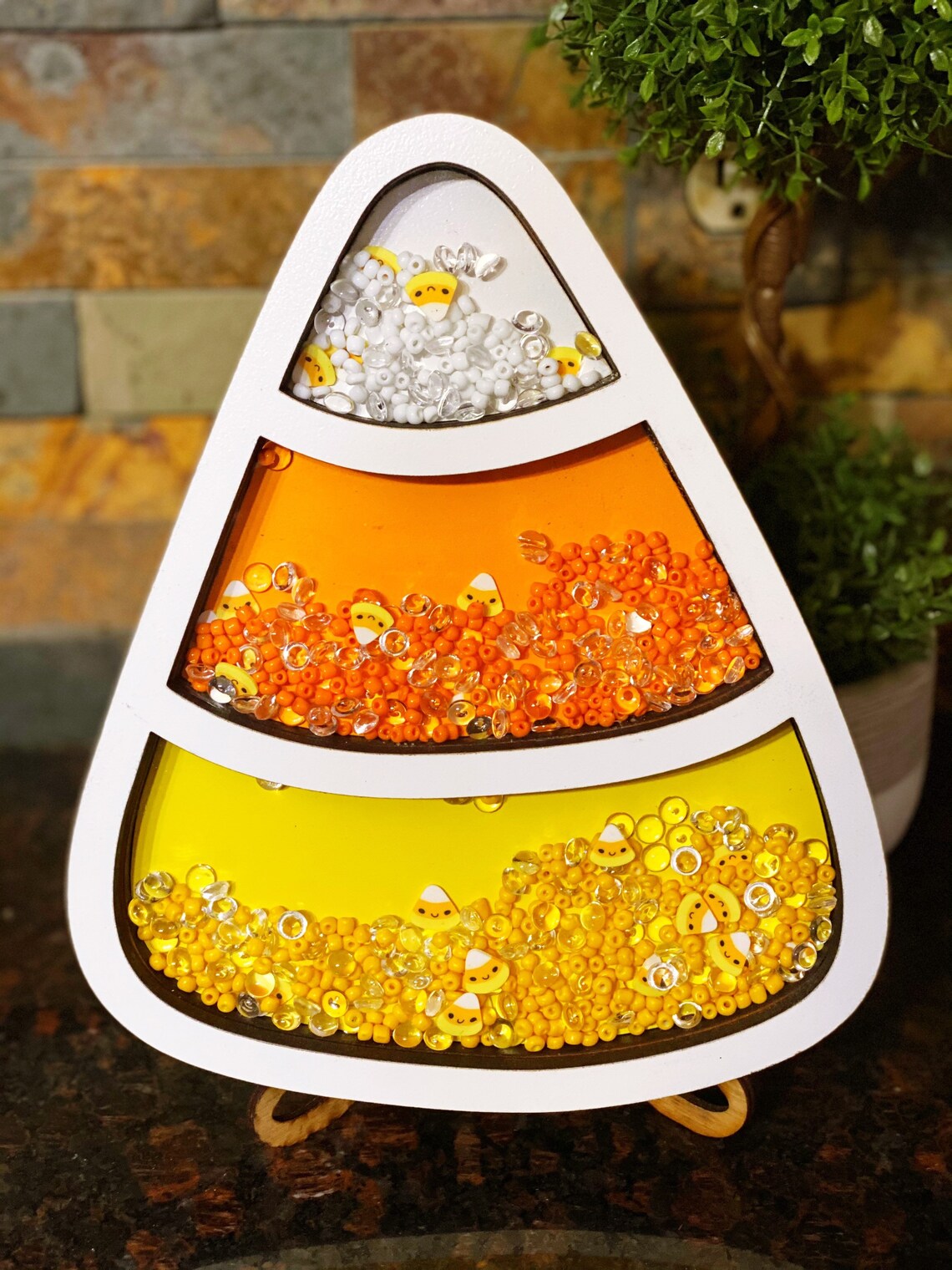 Candy Corn Shaker Sign Shaker Signs Halloween Shaker Sign - Etsy