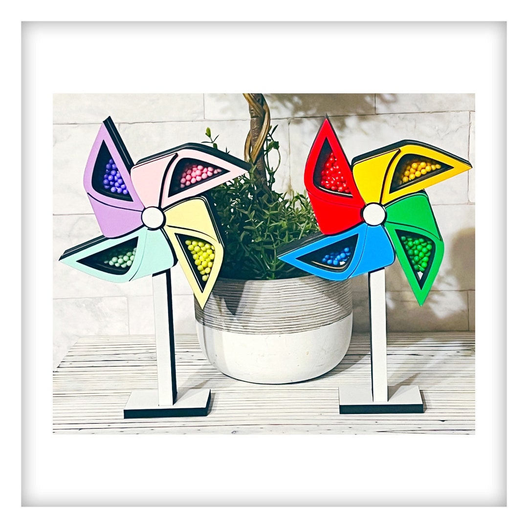 Pinwheel Shaker Sign Pinwheel Sign Pinwheel Decor Pinwheel - Etsy