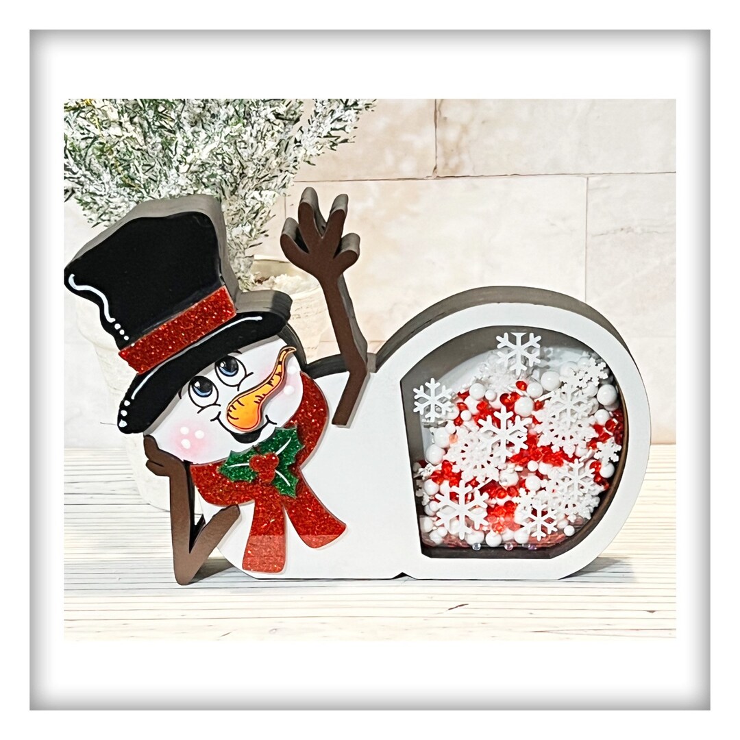 Snowman Shaker Sign, Xmas Shaker Signs, Christmas Shaker Sign, Snowman ...