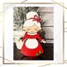 Mrs. Claus Sign, Mrs. Claus Decoration, Chunky Mrs. Claus Sign ...