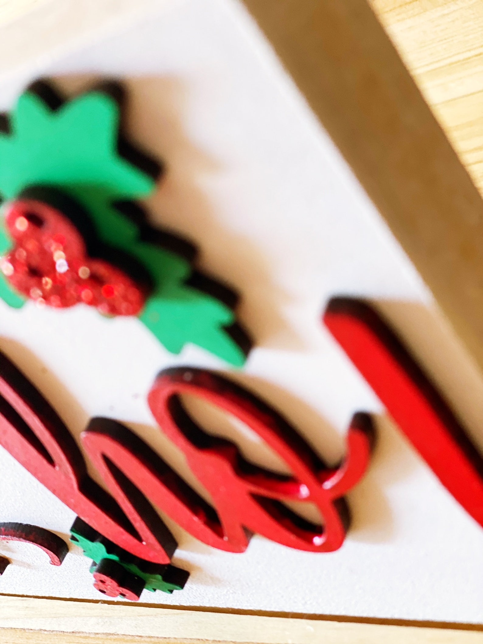 HO HO HO Sign Xmas Tiered Tray Signs Mini Ho Ho Ho 3D Sign - Etsy