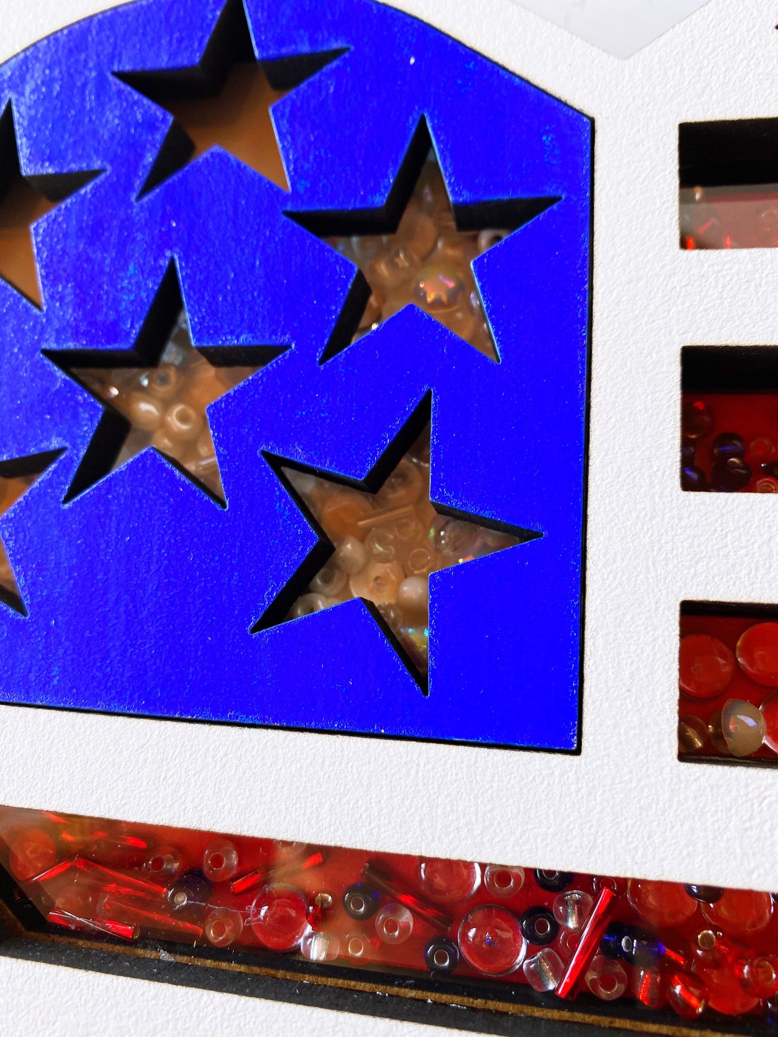 Heart Flag Shaker Sign Shaker Signs 4th of July Shaker Sign - Etsy