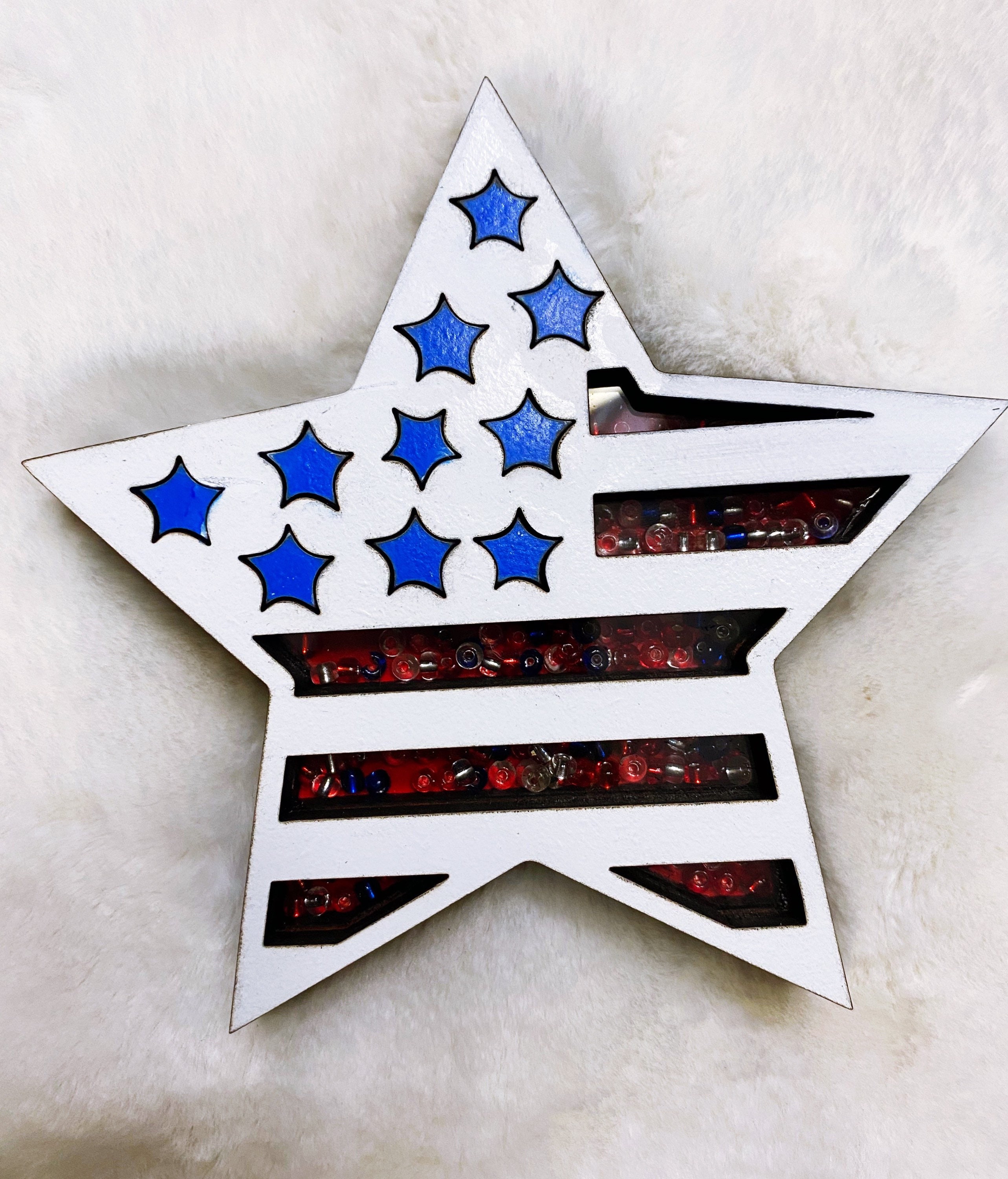 Patriotic Mini Star Shaker Sign Shaker Signs 4th of July - Etsy