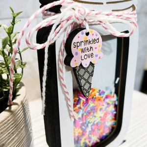 Mini Sprinkles Shaker, Sprinkles Sign, Ice Cream Sprinkles Shaker, Ice ...