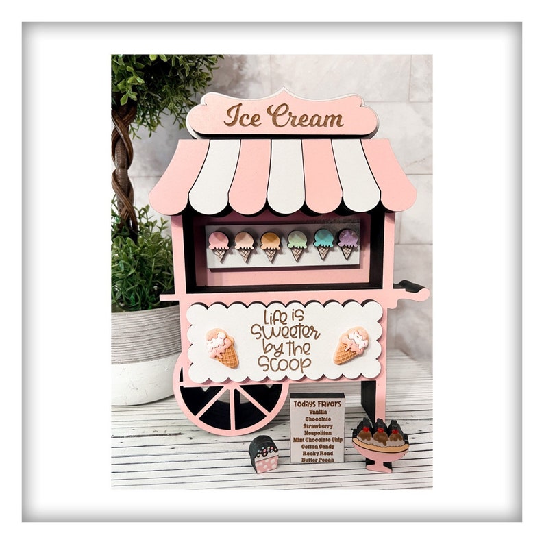 Ice Cream Stand Sign Ice Cream Stand Decor Ice Cream Signs - Etsy