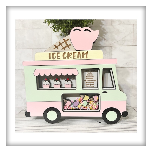 Ice Cream Cutout - Etsy