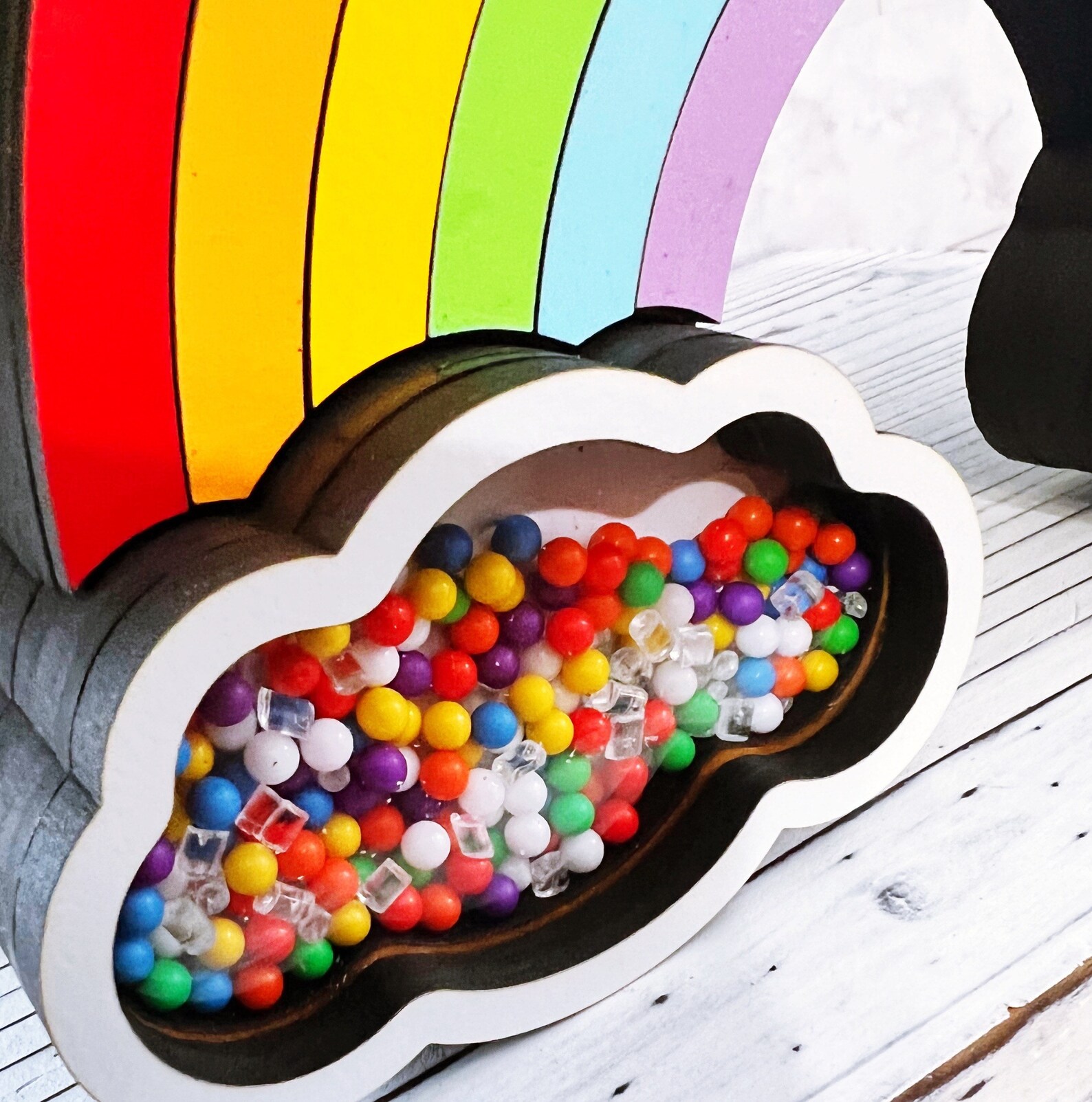 Rainbow Shaker Sign, Rainbow Mini Sign, Rainbow Decor, Rainbow ...