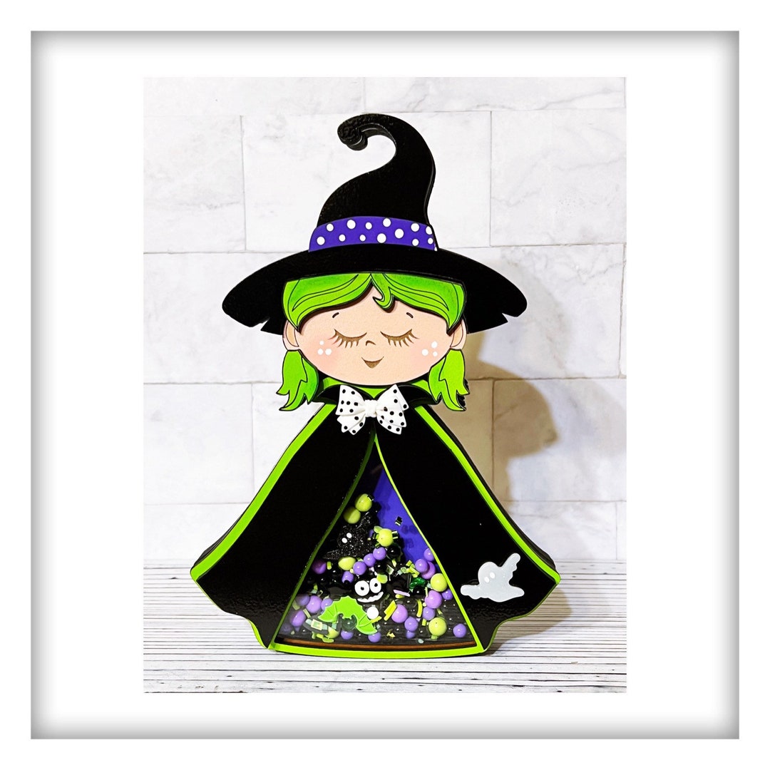 Witch Shaker Sign, Halloween Shaker Sign, Halloween Witch Shaker Sign ...