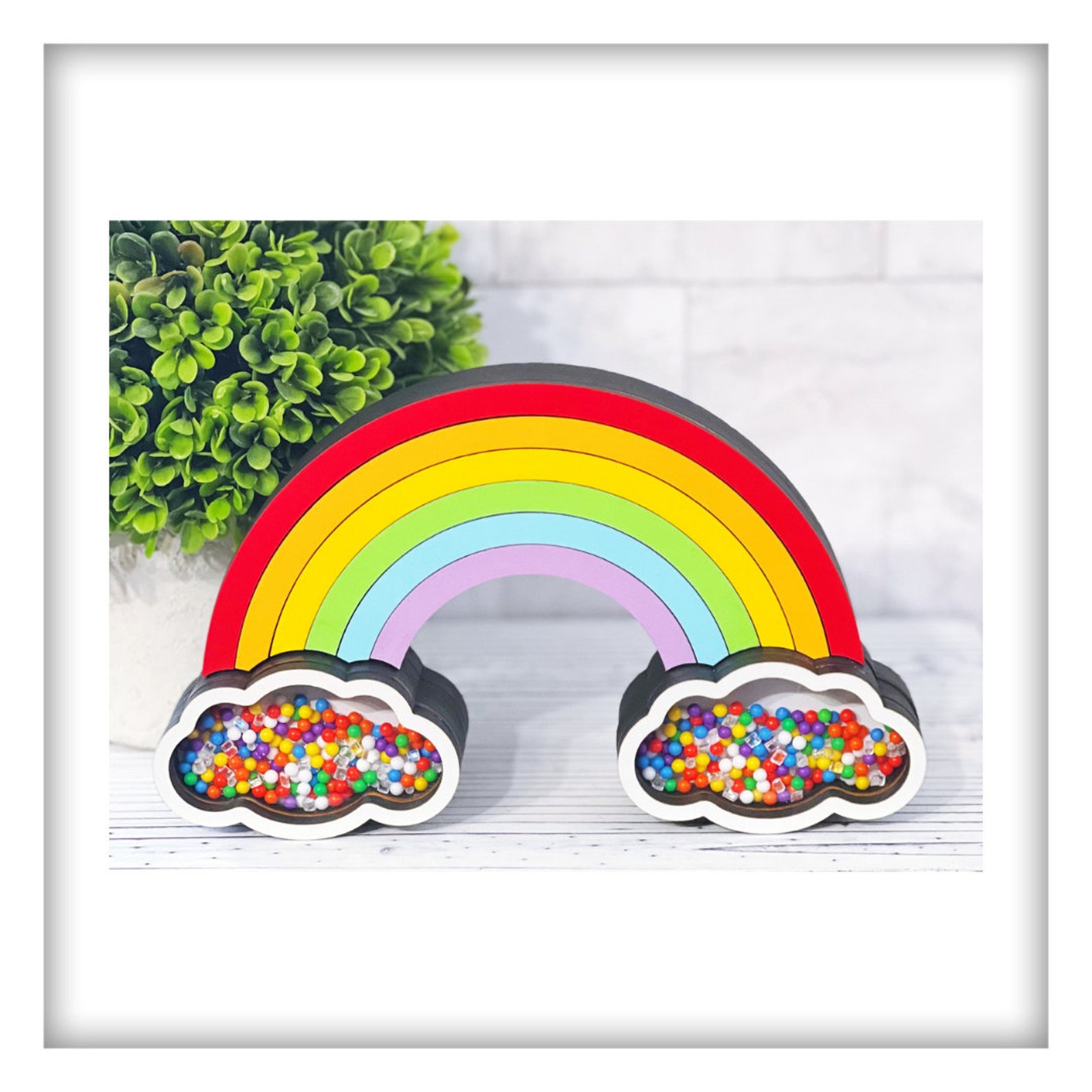 Rainbow Shaker Sign, Rainbow Mini Sign, Rainbow Decor, Rainbow ...