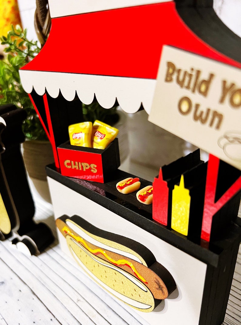 Hot Dog Stand Sign Hot Dog Stand Decor Hot Dog Signs Hot - Etsy