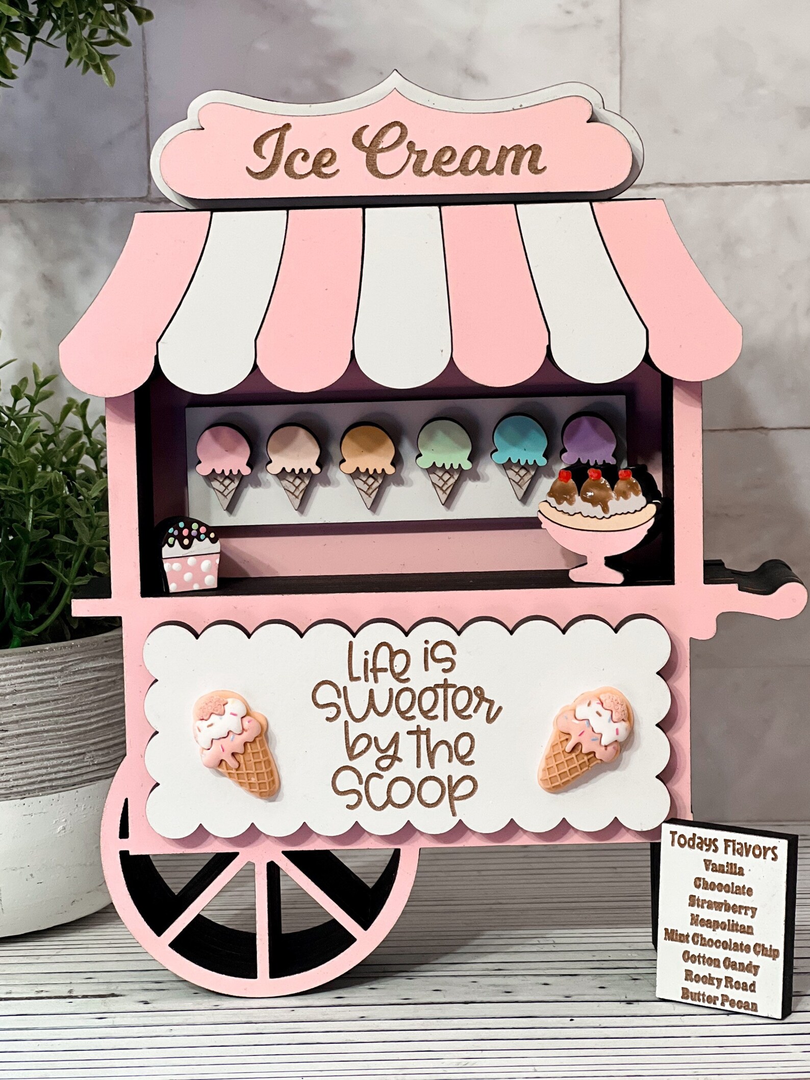 Ice Cream Stand Sign Ice Cream Stand Decor Ice Cream Signs - Etsy