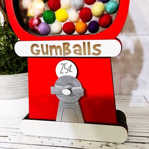 Gumball Machine Shaker Sign, Shaker Signs, Gumball Machine Decor ...