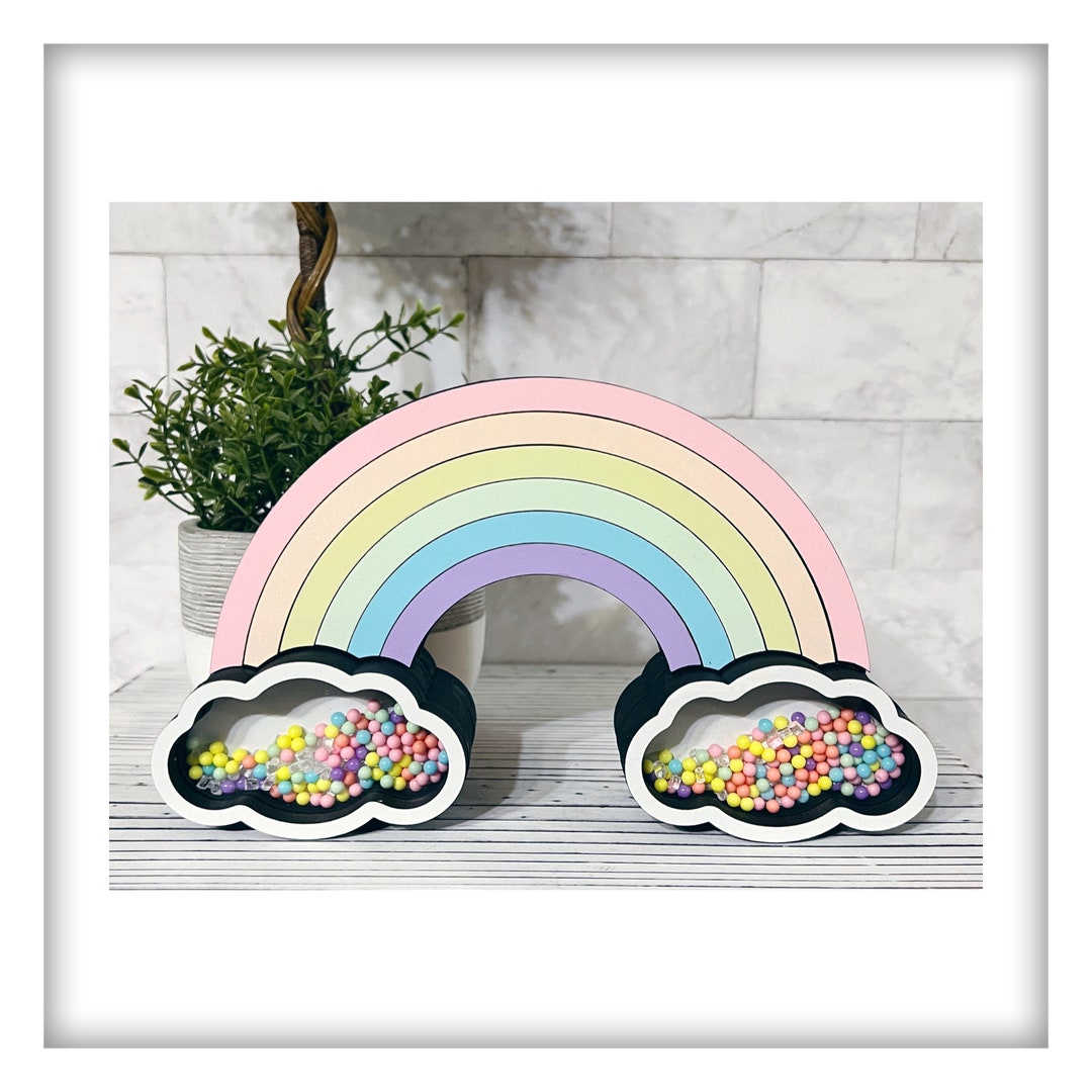 Rainbow Shaker Sign, Rainbow Mini Sign, Rainbow Decor, Rainbow ...