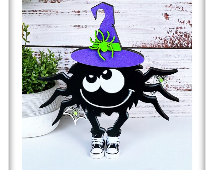 Spider Character Sign, Spider Sign, Halloween Sign, Halloween ...