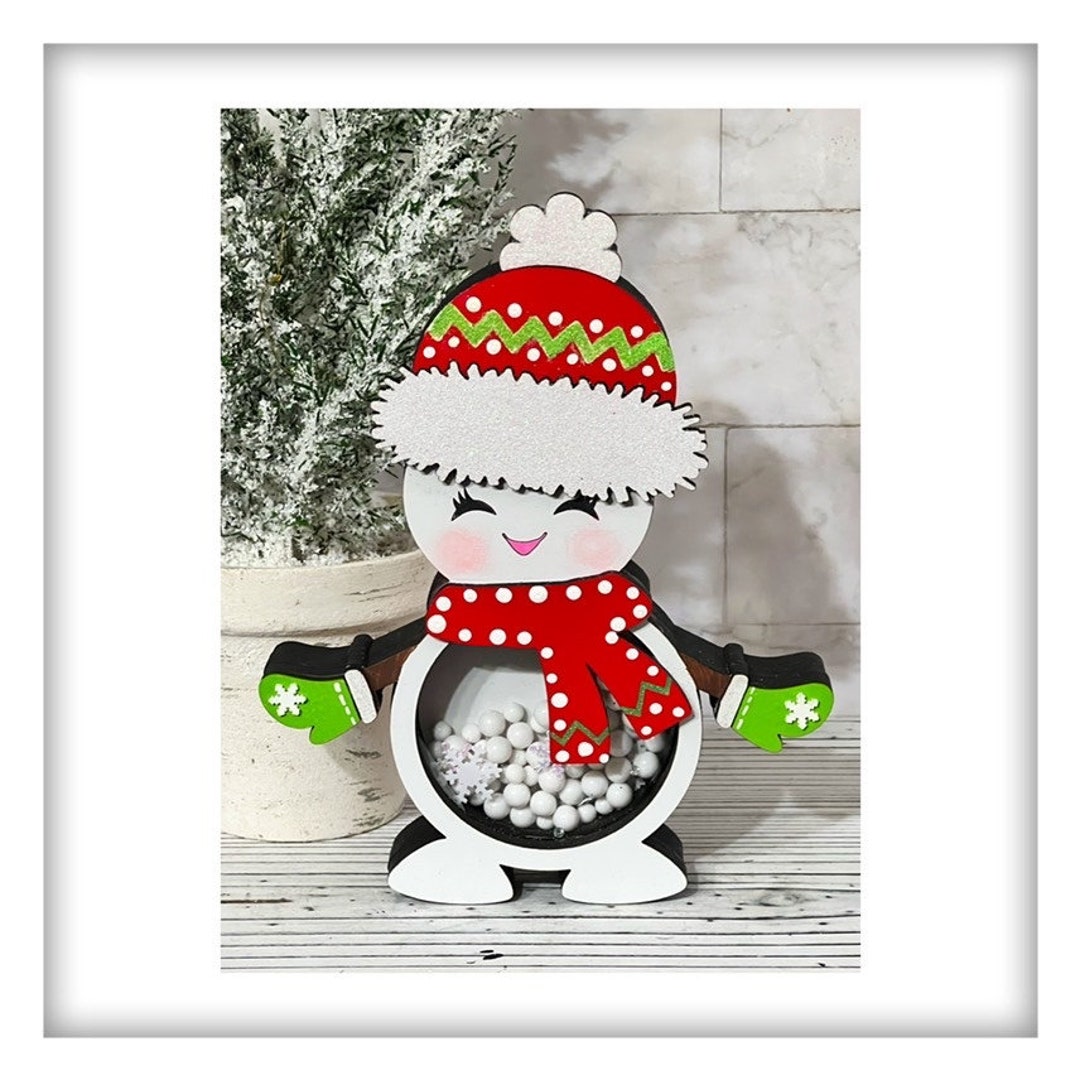 Snowman Shaker Sign, Xmas Shaker Signs, Christmas Shaker Sign, Snowman ...