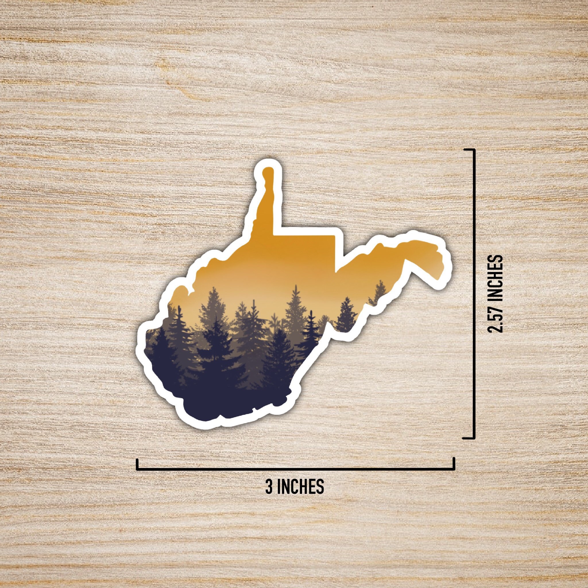 West Virginia Sticker - Etsy