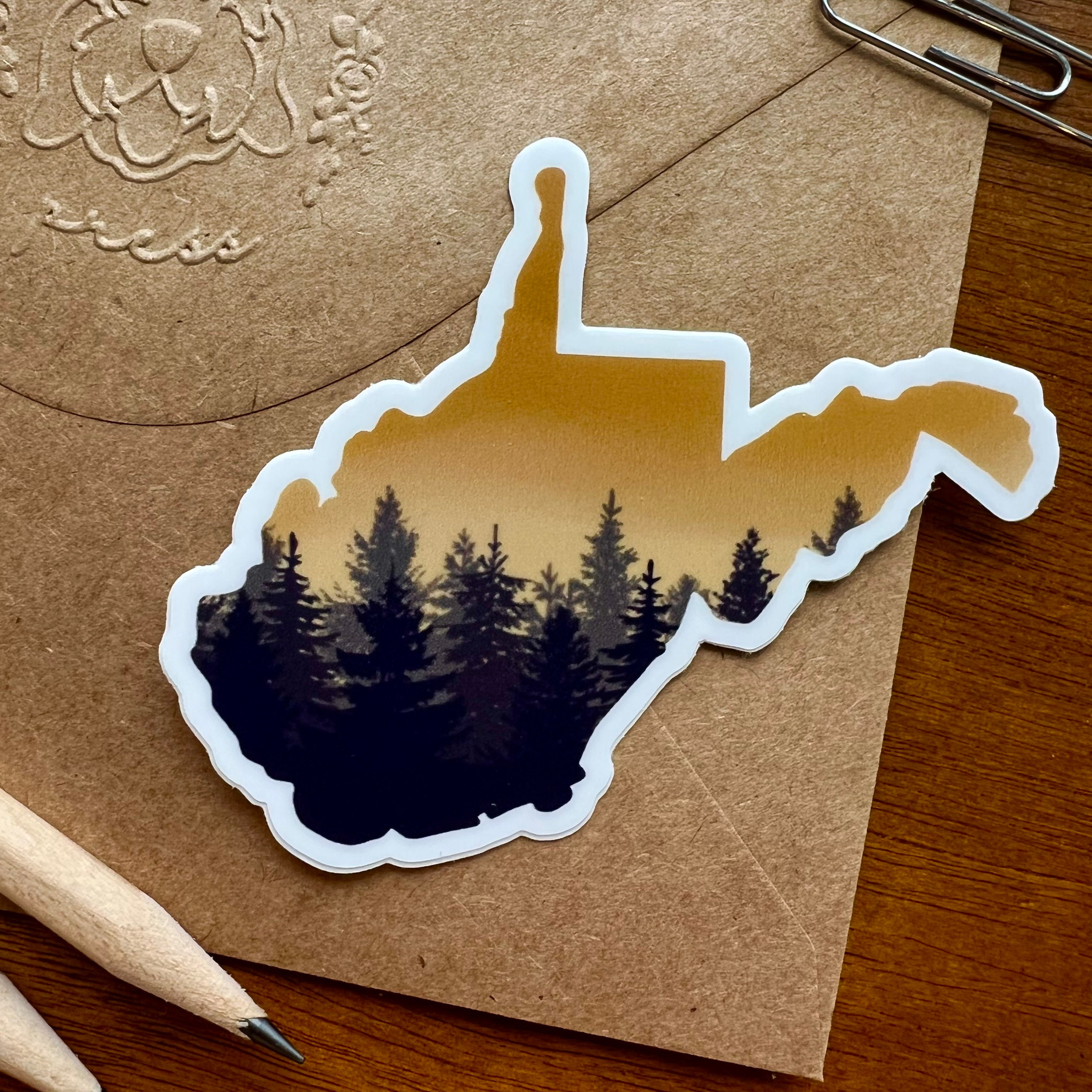West Virginia Sticker - Etsy