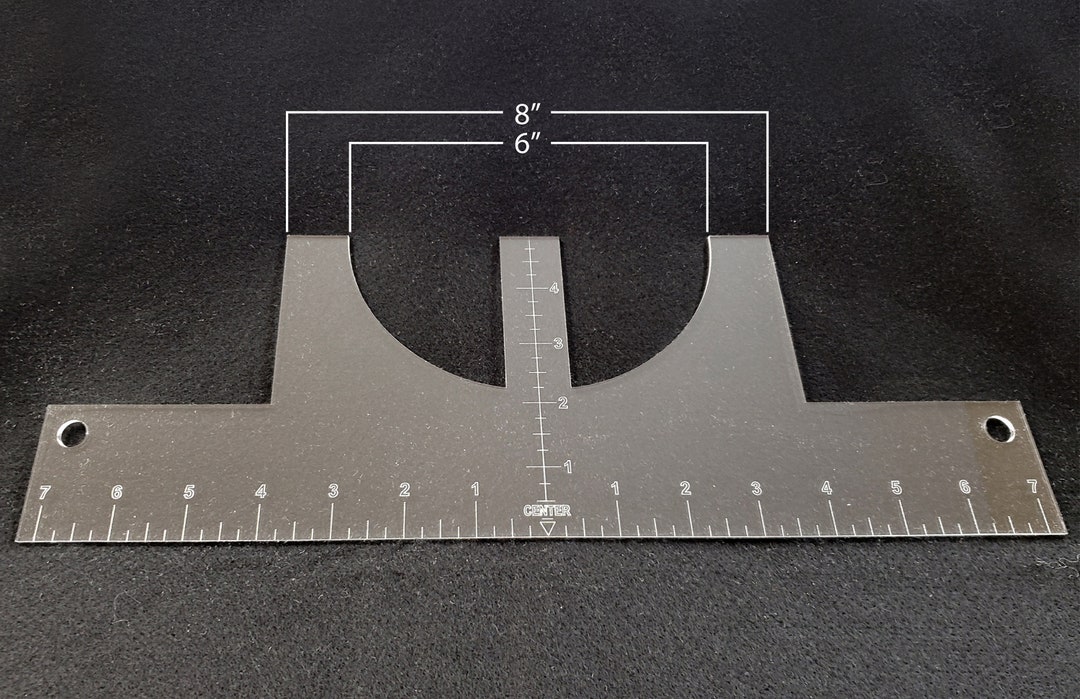 T-shirt Alignment Guide - Tee Shirt Ruler - Heat Transfer HTV and ...