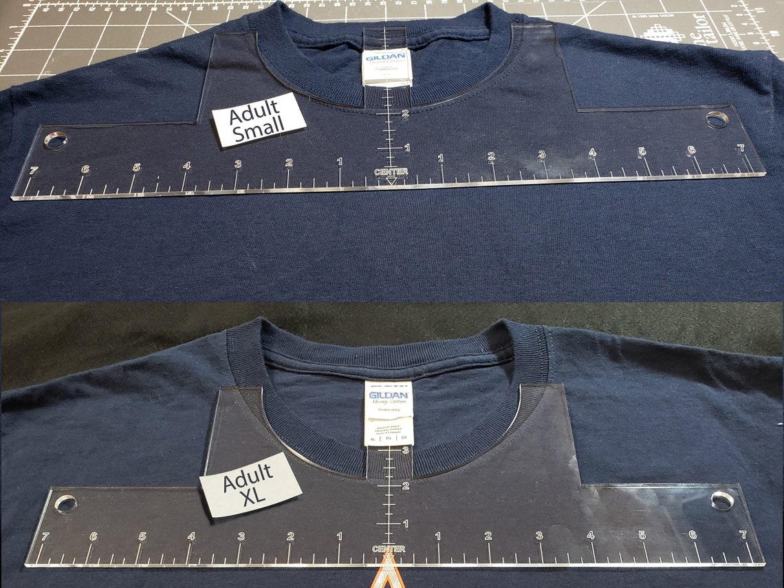 T-Shirt Alignment Guide Tee Shirt Ruler Heat Transfer HTV | Etsy