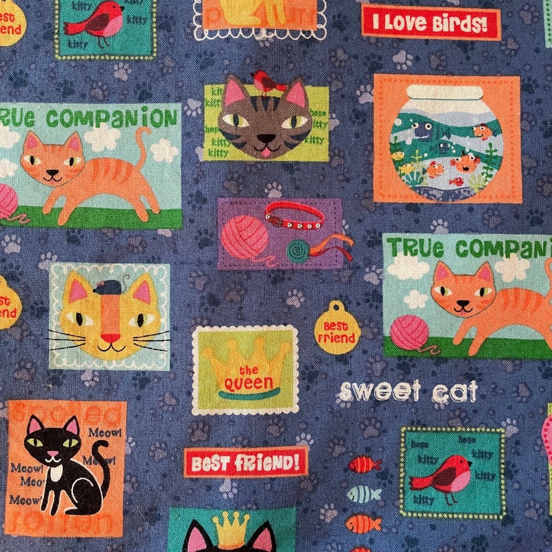 Patchwork Cats - Etsy