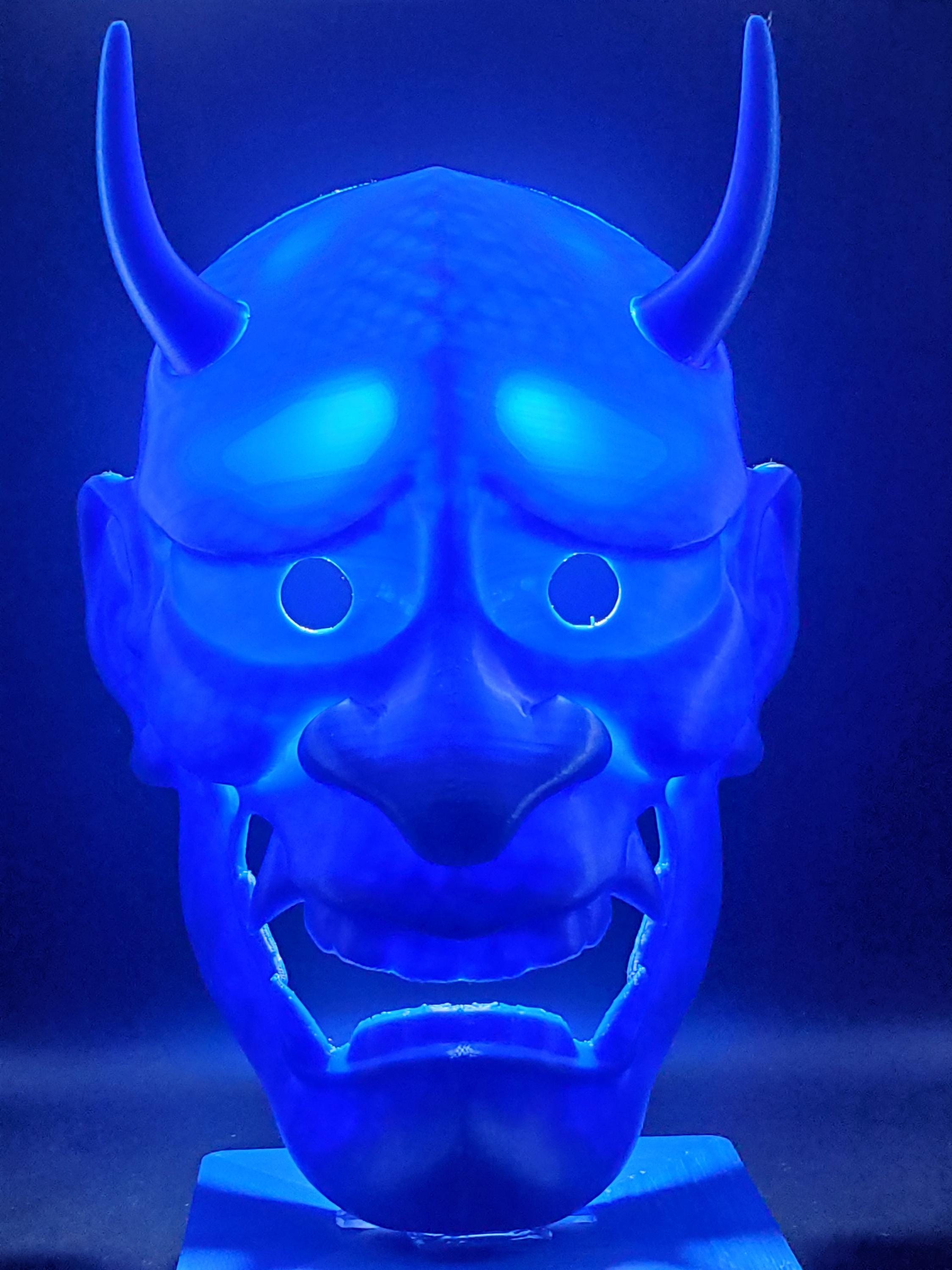 3D Printed Japanese Hannya Mask. - Etsy