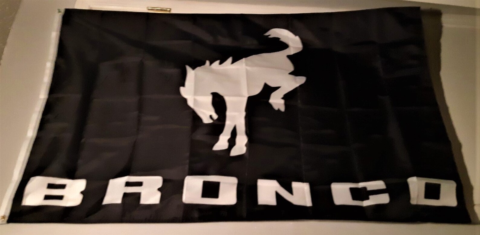Ford Bronco 5x3 foot flag | Etsy
