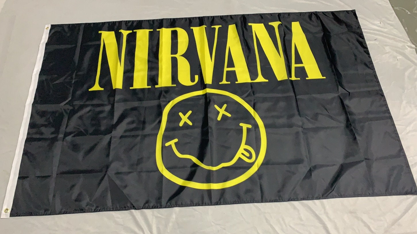 Nirvana flag 5x3' | Etsy