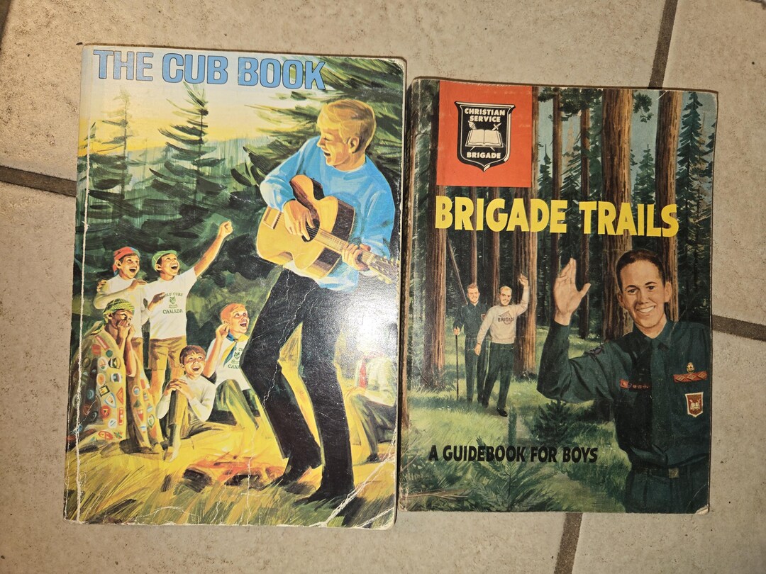 Vintage Cub Book Lot (boy Scouts) Brigade Trails (1958) A Guidebook for ...