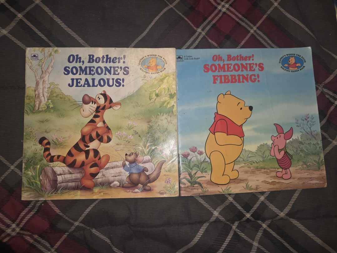 Winnie the Pooh Vintage Book Lot: Oh Bother Someone's Jealous + Oh ...