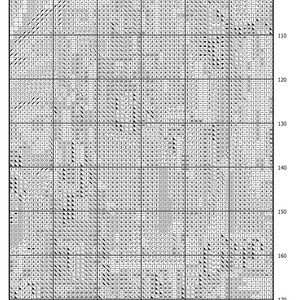 Medieval Castle in the Moonlight Modern Embroidery Cross Stitch Pattern ...
