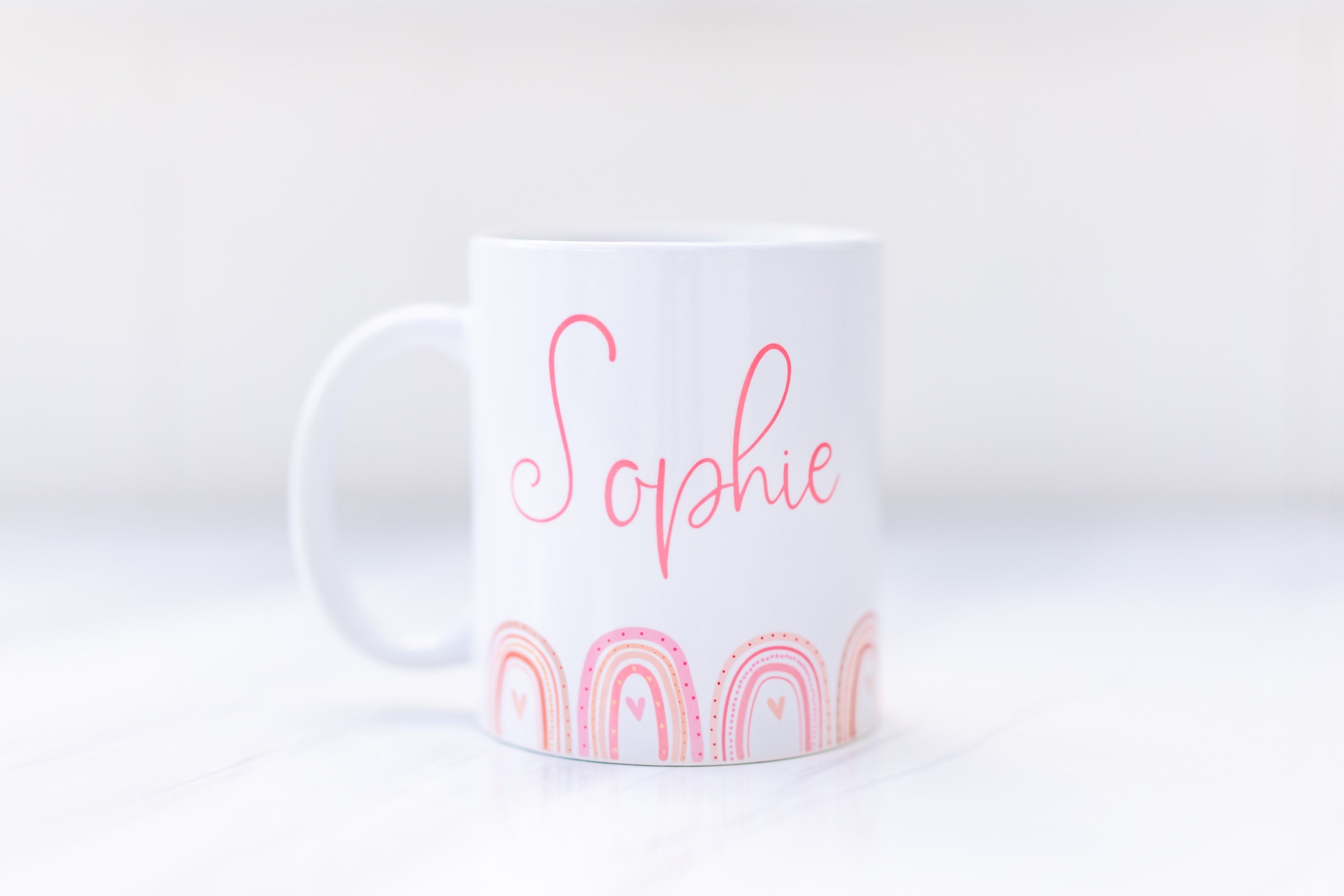 Mug arc-en-ciel avec nom Nom personnalisé Mug Cadeau pour - Etsy France