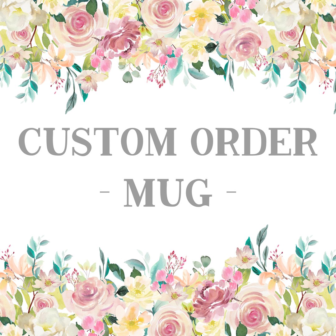 Mug Custom Order Rebecca Casey Creations - Etsy.de