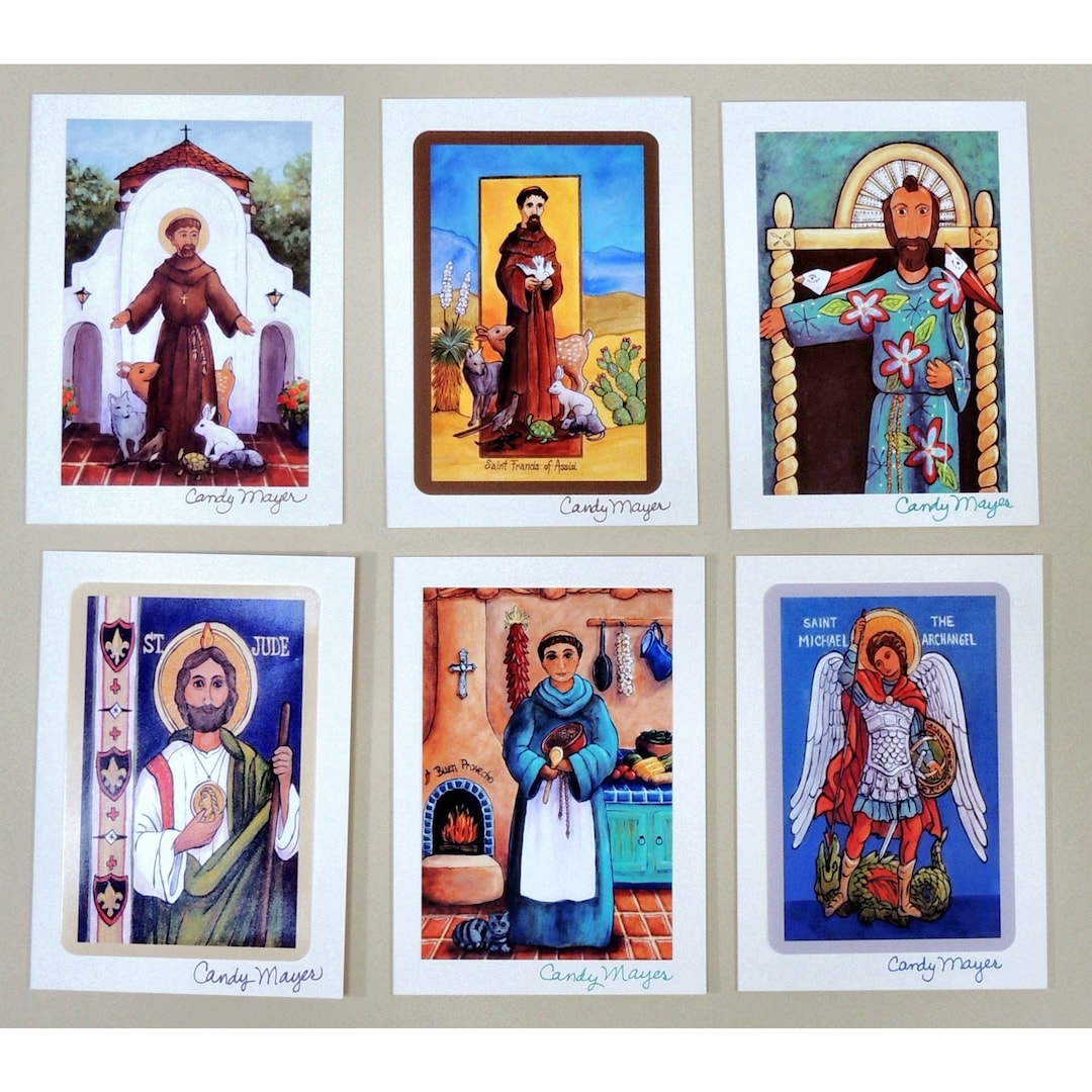 Religious Note Cards, Blank Cards Handmade, Note Cards Set, Catholic ...