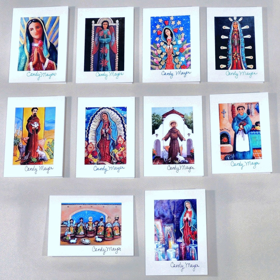 Religious Cards, Small Notecards Set, Assorted Notecards, Catholic ...