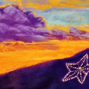 El Paso Art Print, Star and Mountain Art, Southwestern Decor, Western ...