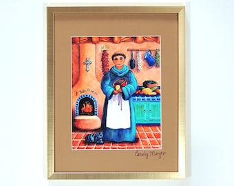 Saint Muirgen of Lough Neagh Art Print Dancing Monk Series - Etsy