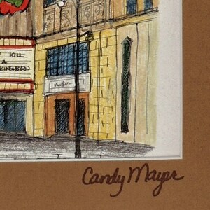 Birmingham Alabama Art, Alabama Theatre, Architecture Wall Art, Pen and ...