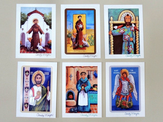 Religious Note Cards Blank Cards Handmade Note Cards Set | Etsy