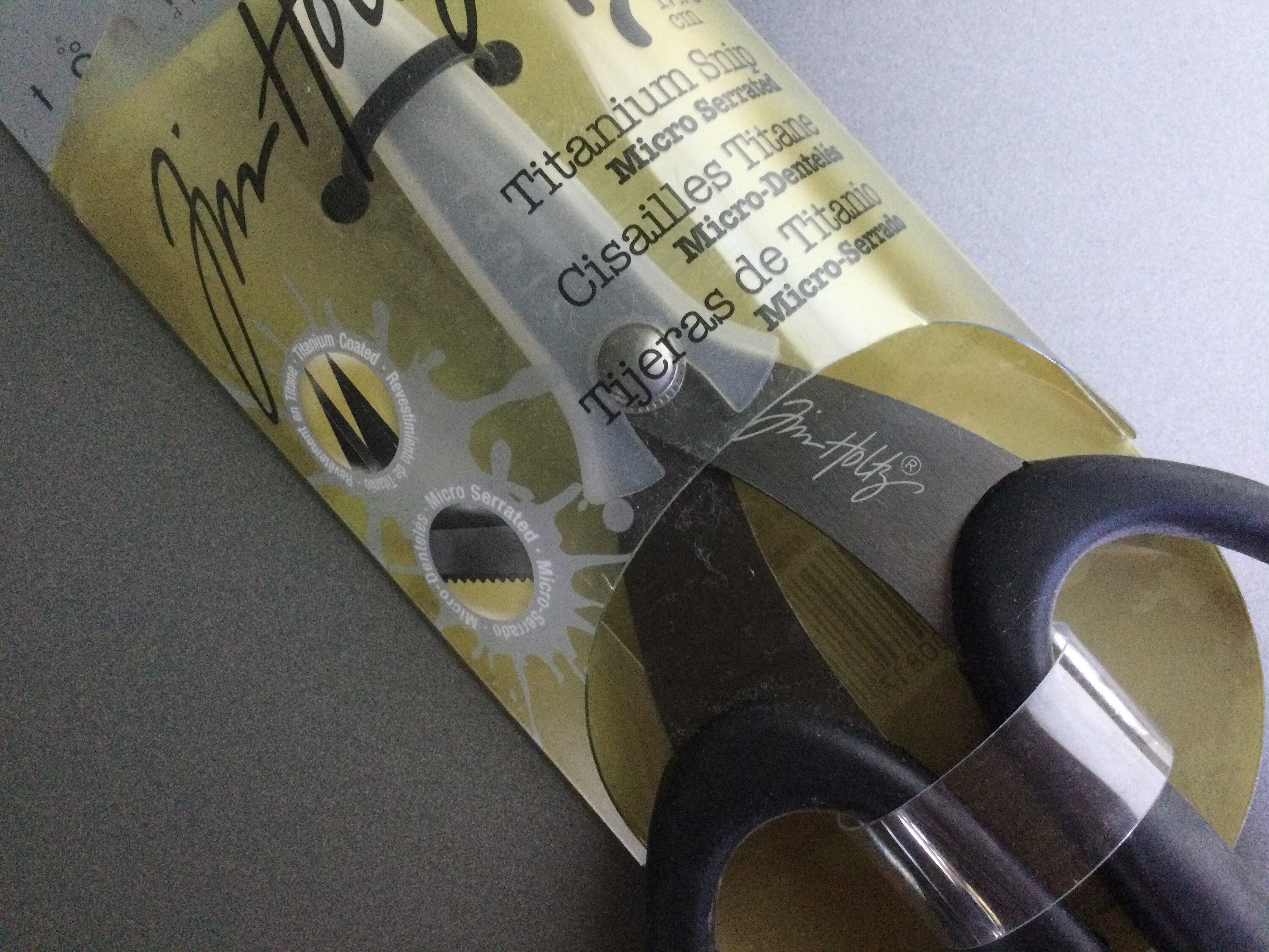 Jim Holtz 7 Inch Titanium Snips Micro Serrated Scissors - Etsy